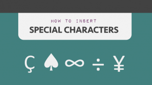 How to insert Special Characters (Cheat Sheet Download) - Excel Off The ...