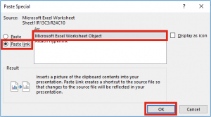 Linking Excel files to PowerPoint - Excel Off The Grid