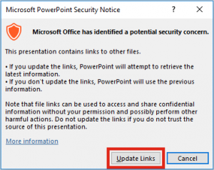 Linking Excel files to PowerPoint - Excel Off The Grid