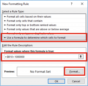 Change number format based on a cells value - Excel Off The Grid