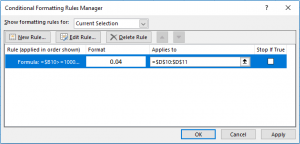 Change number format based on a cells value - Excel Off The Grid