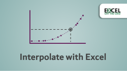 How to Interpolate in Excel: 4 simple ways
