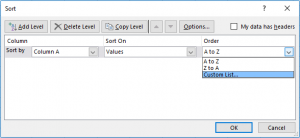 Using Custom Lists in Excel - Excel Off The Grid