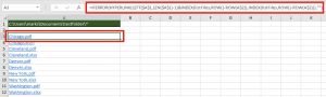 Excel function to list files in a folder without VBA - Excel Off The Grid
