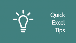 Excel Quick Tips [3] - Excel Off The Grid