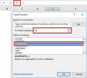 AGGREGATE: The best Excel function you're not using - Excel Off The Grid