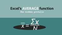 Excel's AVERAGE function - the hidden pitfalls - Excel Off The Grid