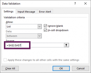 How to use Excel Table within a data validation list (4 easy ways)