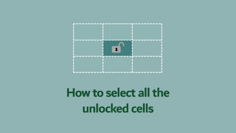 How To Select All Unlocked Cells In Excel Excel Off The Grid