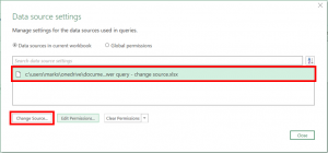 Power Query - Change the Source Data Location - Excel Off The Grid