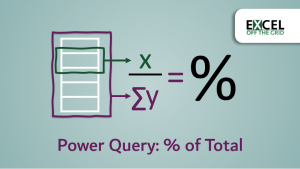 How to calculate Power Query Percent of total or category
