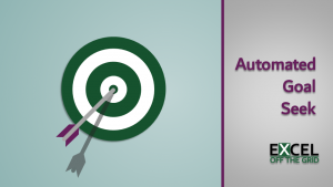 How to automate Goal Seek in Excel with VBA Macro (2 ways)