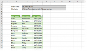 Change the Power Query source based on a cell value