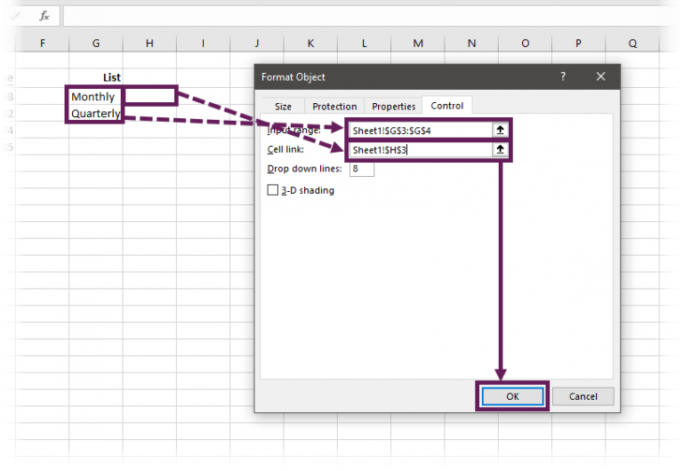 Switch chart between monthly and quarterly - Excel Off The Grid
