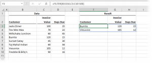 FILTER function in Excel (How to + 8 Examples)