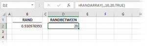 RANDARRAY function in Excel (How to + 4 Examples)