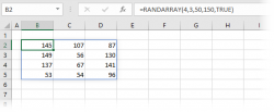 RANDARRAY function in Excel (How to + 4 Examples)