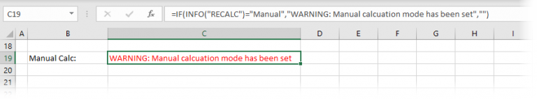 Info Function In Excel Excel Off The Grid