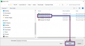 Browse for file path with VBA: insert value into cell