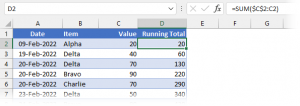 Running total in an Excel Table - Excel Off The Grid