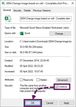 Unblock Macros downloaded from the internet - Excel Off The Grid