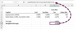 Weighted Average in Excel - Excel Off The Grid