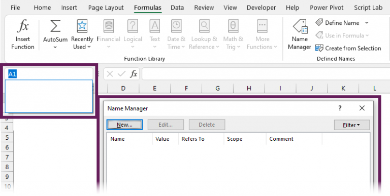 Hide named ranges in Excel: 4 simple ways