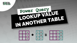 Power Query: Lookup value in another table with merge