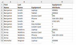 How to combine rows in Power Query