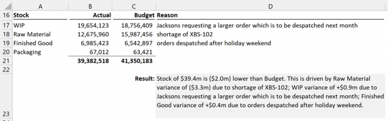 Automatic commentary writing formula in Excel - Amazing LAMBDA