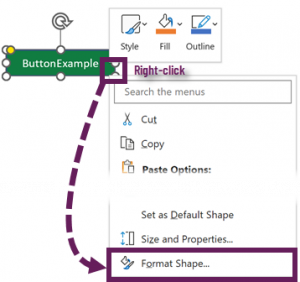 How to create nice looking Office Scripts button (3 ways)