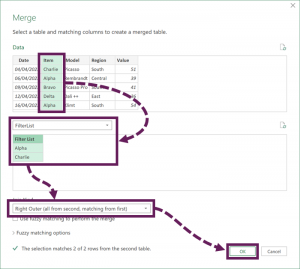 How to filter by a list in Power Query (4 methods)