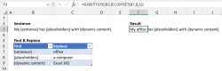 How to Find & Replace multiple words in Excel: REDUCE & SUBSTITUTE