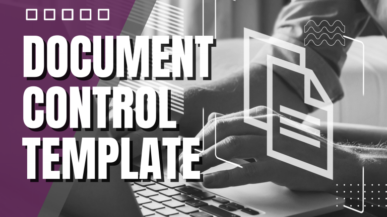 Document Control Template - Excel Off The Grid