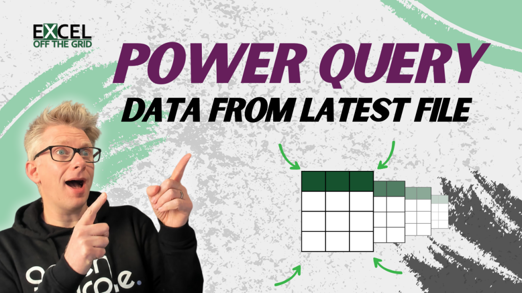 Get data from latest file with Power Query