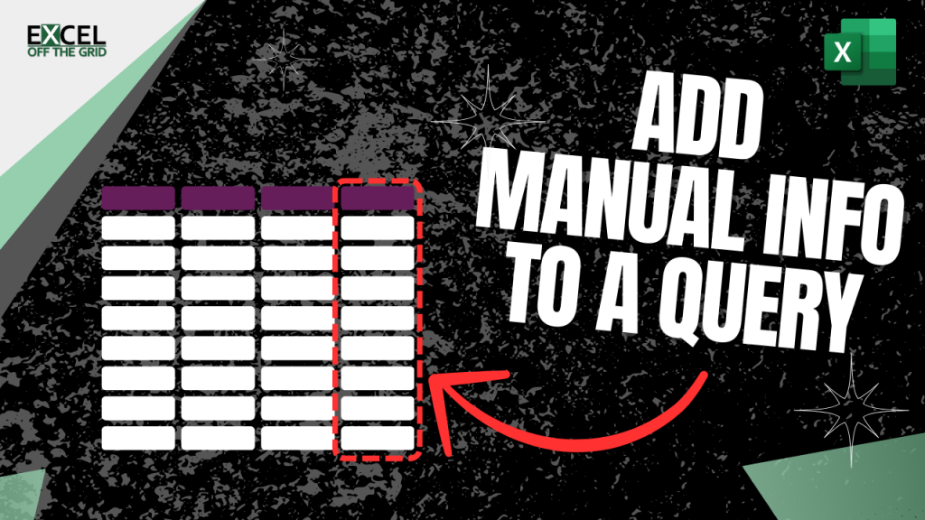 How to add manual information to a query (commentary & references)