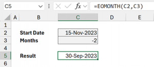 EOMONTH function in Excel (How to + 8 examples)