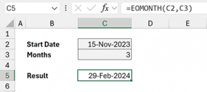 EOMONTH function in Excel (How to + 8 examples)