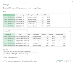 How to add manual information to a query (commentary & references)
