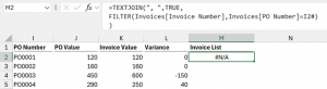 How to spill multiple FILTER functions in Excel