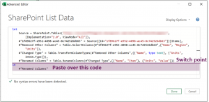 How to change source connector in Power Query