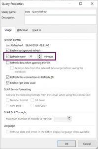 How to auto refresh Power Query in Excel (6 ways)