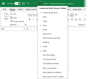 Create your own keyboard shortcuts in Excel (5 ways)