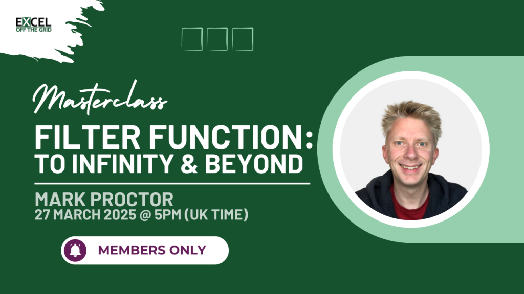 Events - Excel Off The Grid