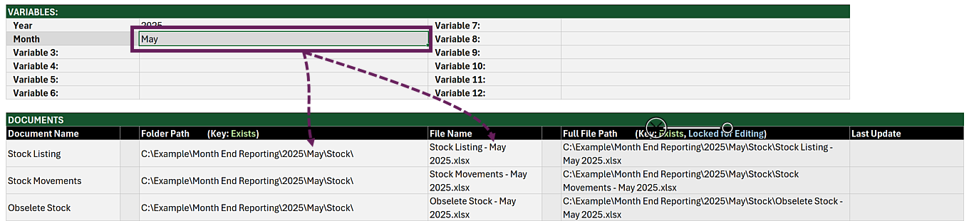 Document Control Template Feature Overview Excel Off The Grid