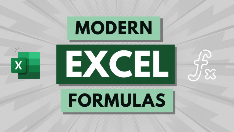 Modern Excel Formulas - Excel Off The Grid